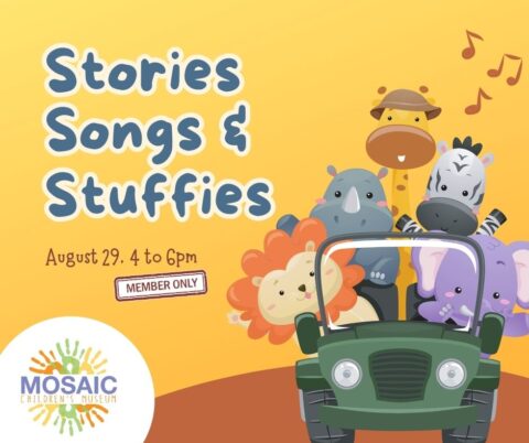 Stories, Songs & Stuffies | Mosaic Children's Museum